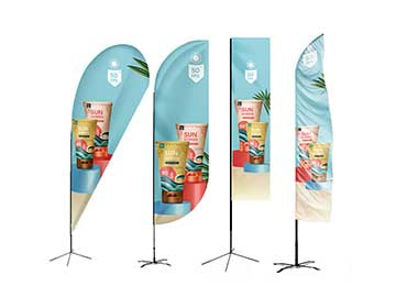 Elevating Your Brand Presence with Backdropsource's Diverse Flag Banne