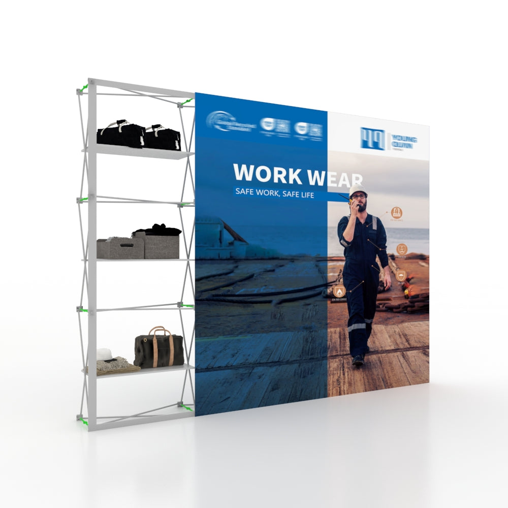 Portable Straight Fabric Pop-Up Wall | Trade Show Display USA ...