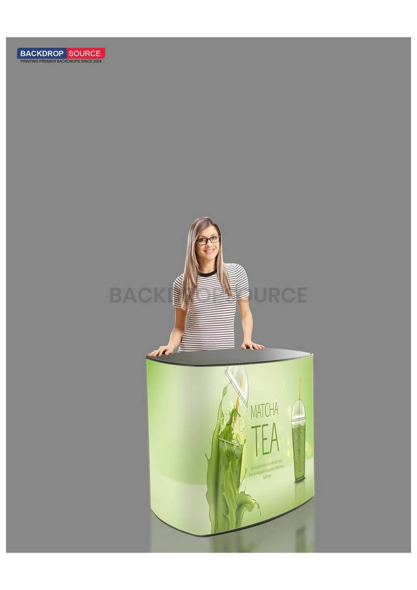 Backlit Fabric LED Counter Display 1.2m/1.8m – Exhibition Podium AUS ...