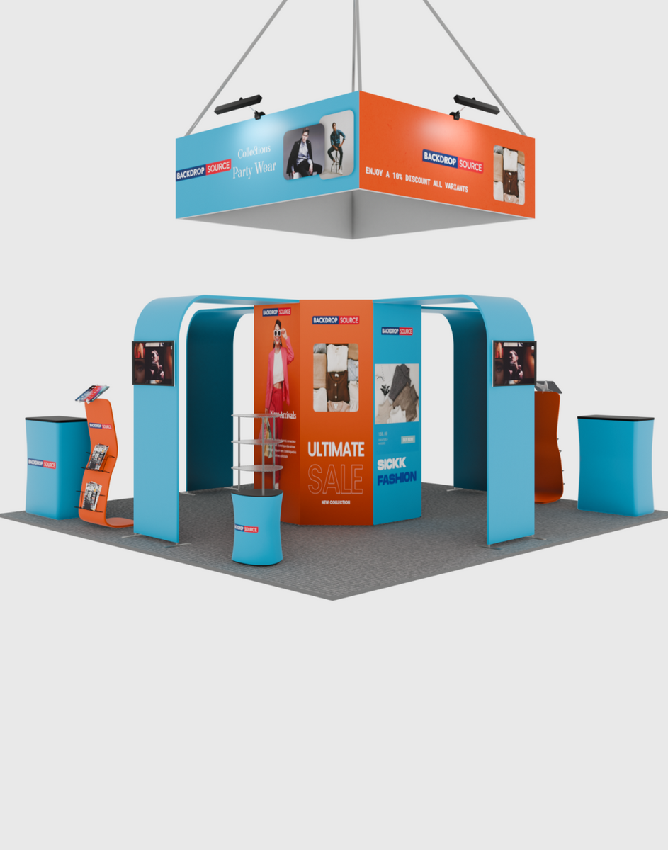 Modular Booth Kits 6m - Model 02 - Versatile Event Solution ...