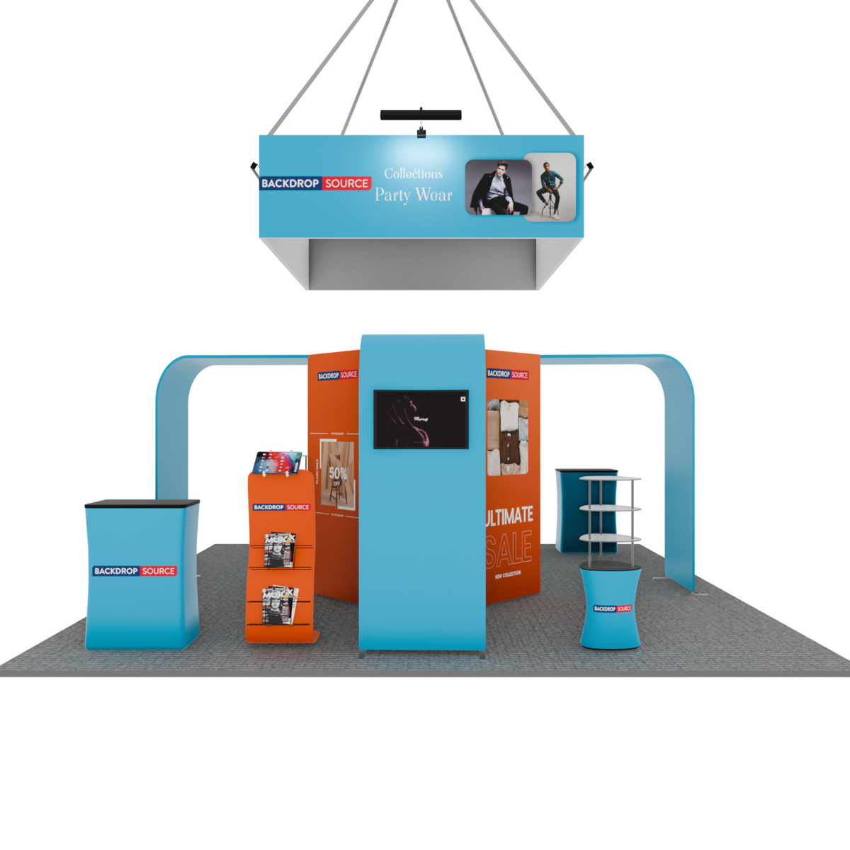 Modular Booth Kits 6m - Model 02 - Versatile Event Solution ...