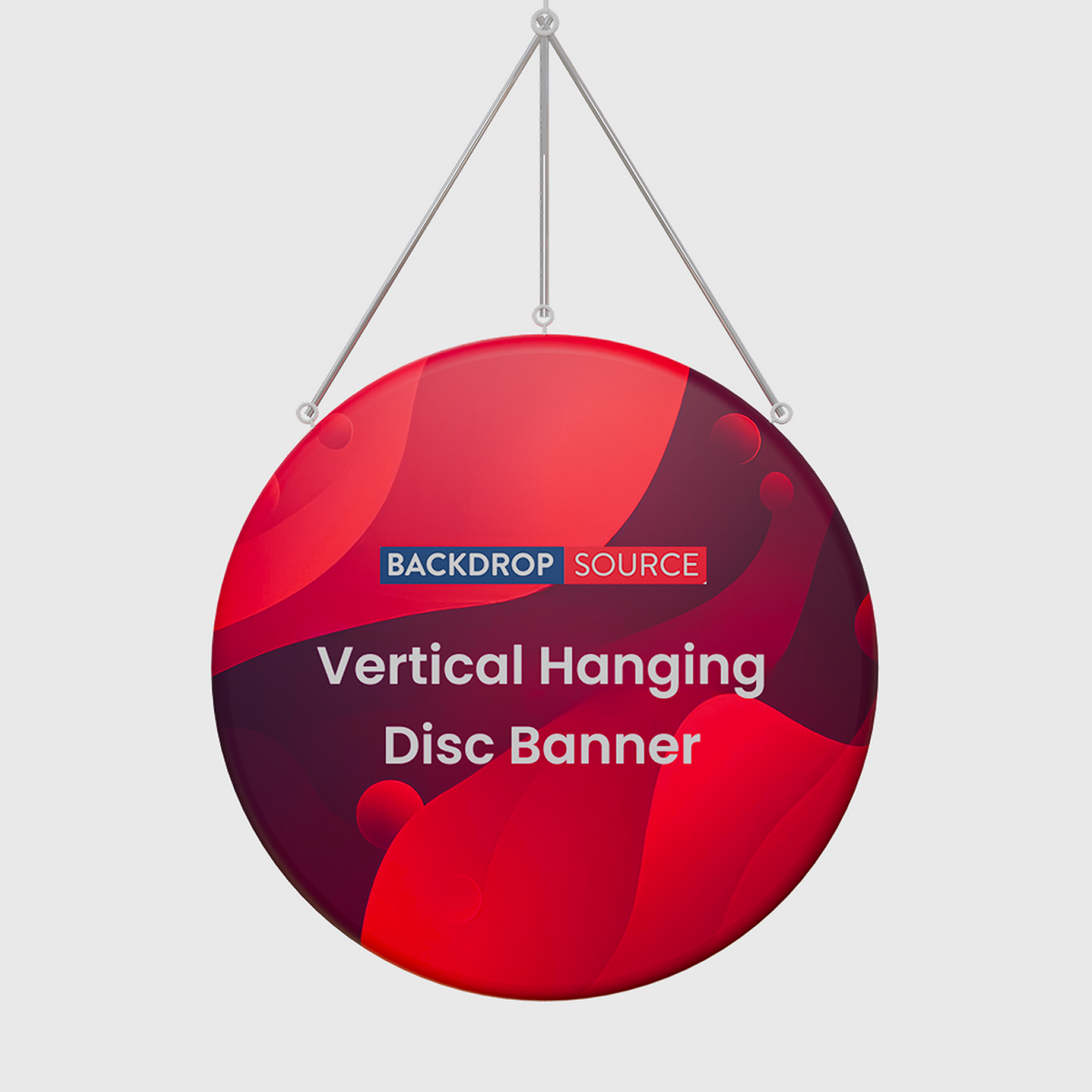 Vertical Hanging Disc Banner – Backdropsource AU