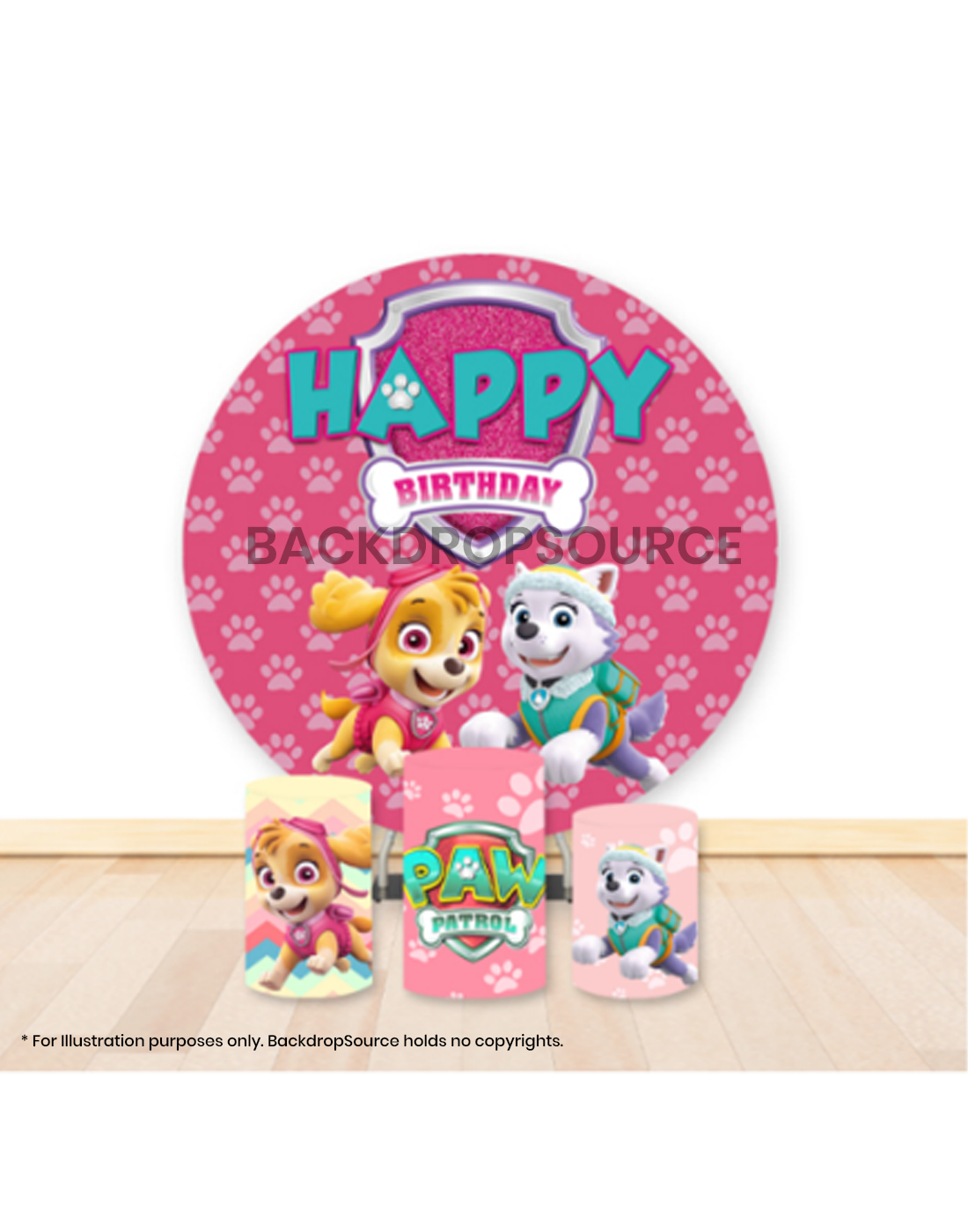 Fortnite Game Character Themed Round Backdrop Kit with Counter ...