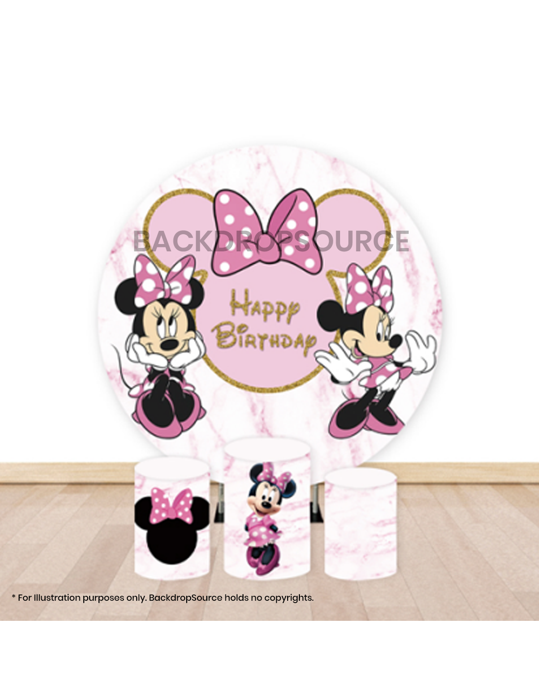 Fortnite Game Character Themed Round Backdrop Kit with Counter ...