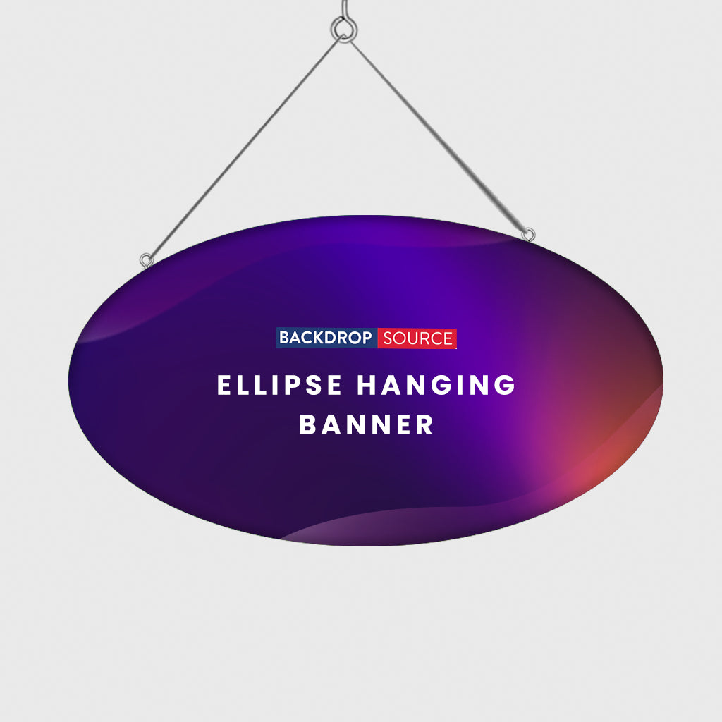 Sky Tube Ellipse Hanging Banner – Backdropsource AU