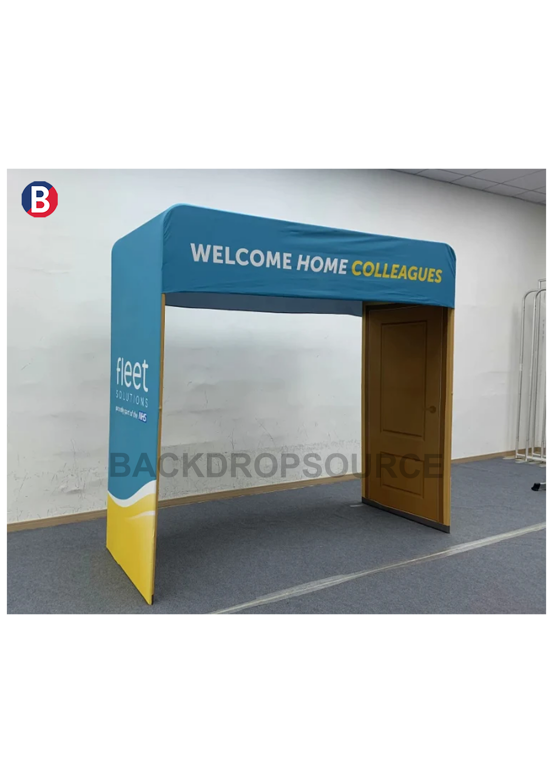 Square Fabric Arch Entrance with Top Header Australia | Event Display ...