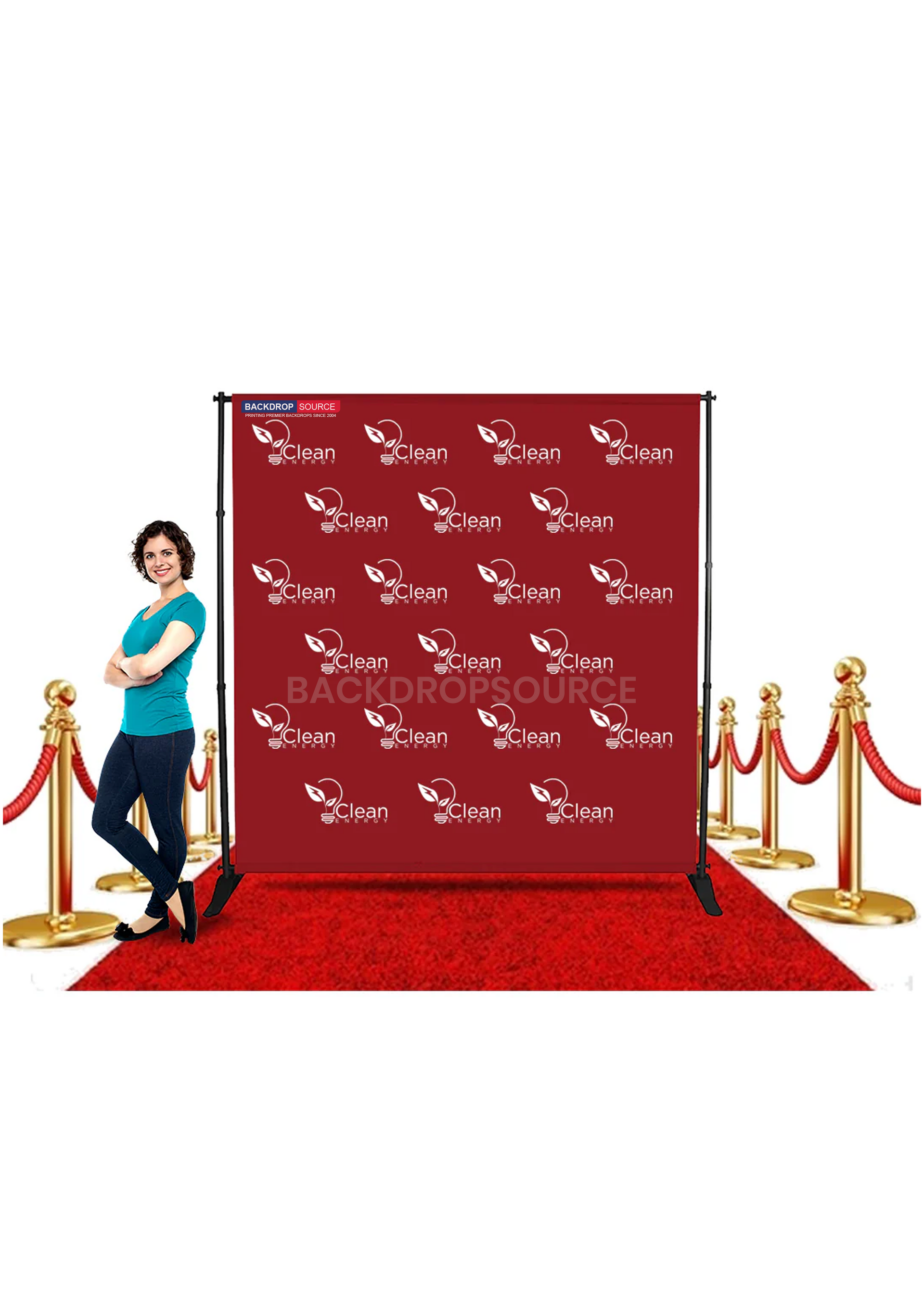 Step and Repeat Backdrop | Press Conference | Backdropsource