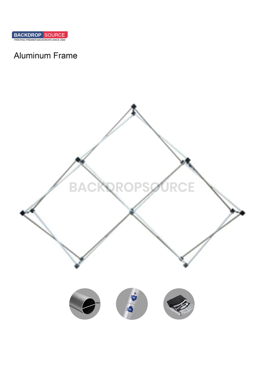 Triangular Small Pop-Up GeoMetrix Grid Display | Trade Show Stand ...