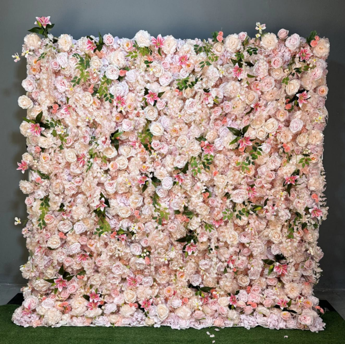 Artificial Floral Event Wall Backdrop | Real Artificial Flower Event ...