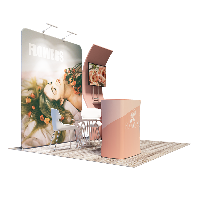 3m Portable Booth Display Walls for Exhibitions – Backdropsource AU