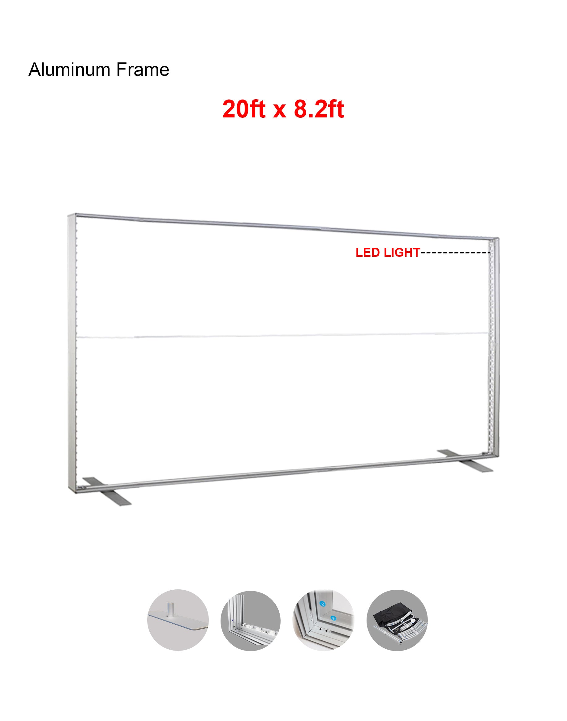 Frameless SEG Backlit Fabric LED Light Box | Backdropsource