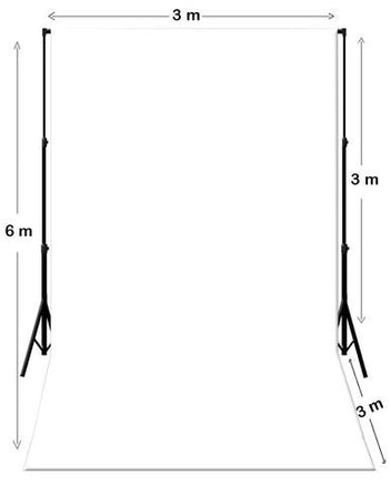 Solid White Muslin Photography Backdrop | Backdropsource