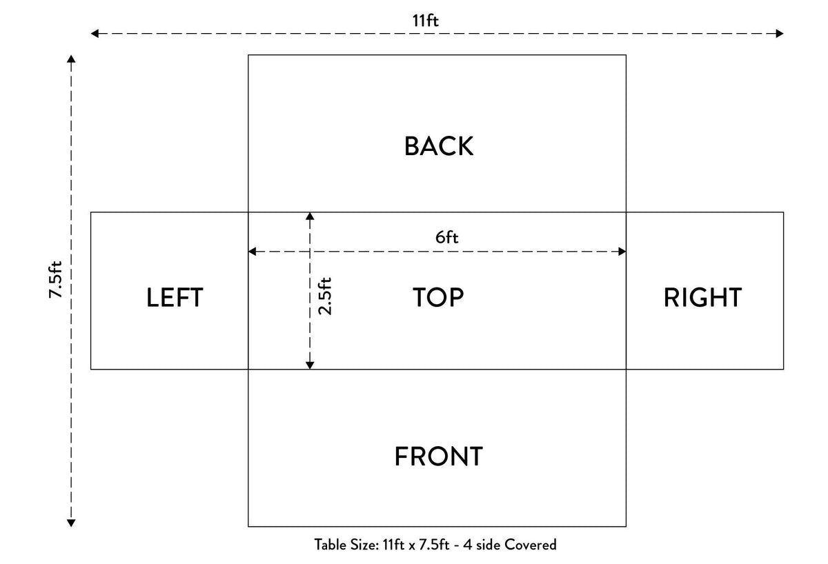 Custom Print Fitted Tablecloth Covers – Backdropsource AU